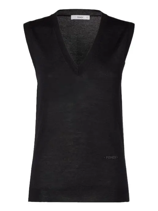 Fendi Cashmere Top - Black