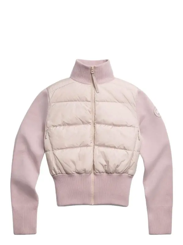Canada Goose Hybridge Wide Quilt Knit Jacket Tonal Disc - Lucent Rose