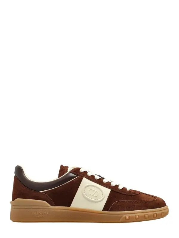 Valentino Garavani Round-toe Low-top Casual Shoes - Brown
