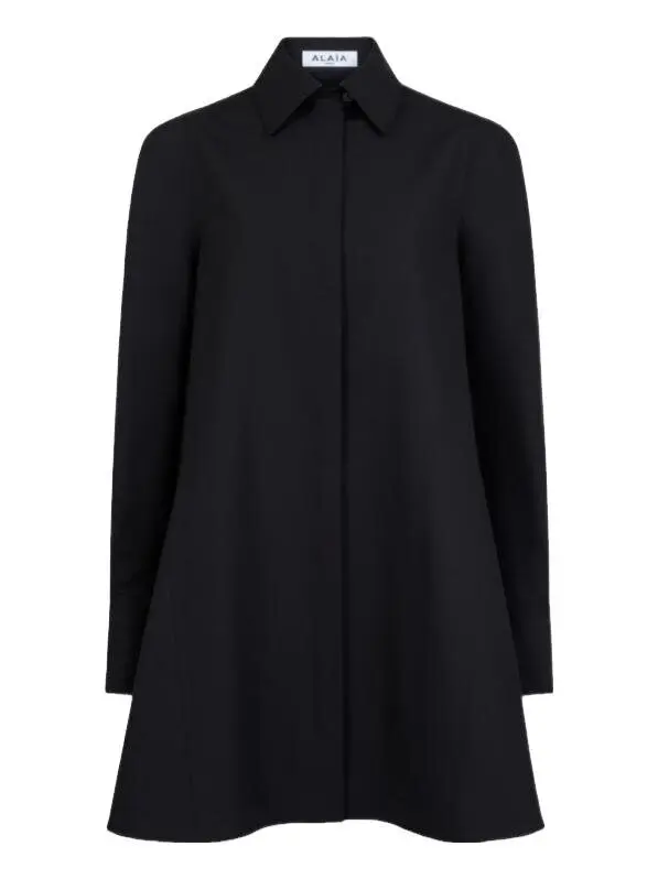 Alaïa Long-sleeved Shirt - Black