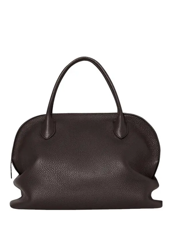 THE ROW Agnes 12 Bag - Deep Brown