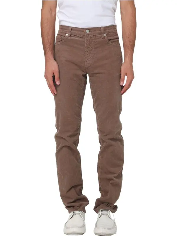 FRAME Five-pocket Corduroy Casual Trousers - Brown