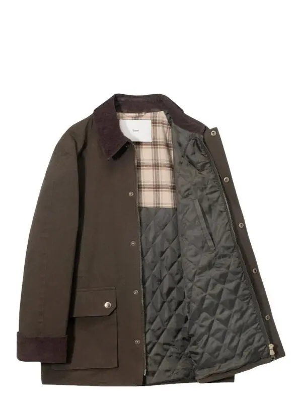 DUNST Waxed Utility Jacket - Khaki