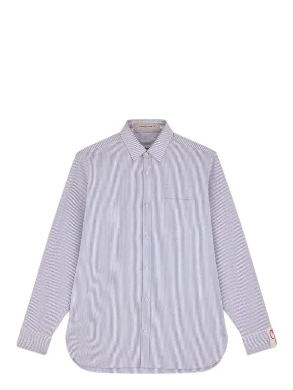 GOLDEN GOOSE Striped Shirt - White