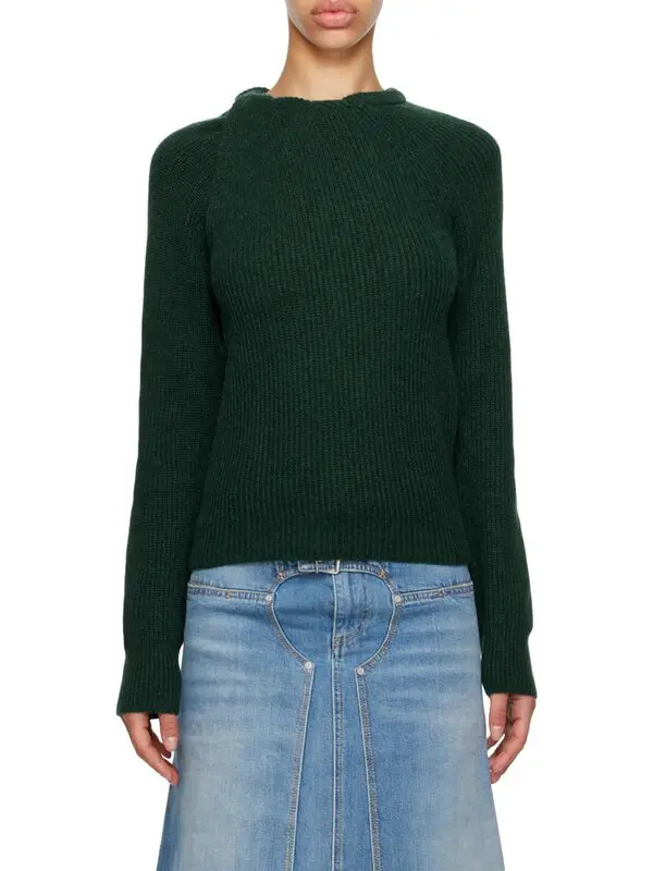 Stella McCartney Twist Detailed Knitted Jumper - Multicolor