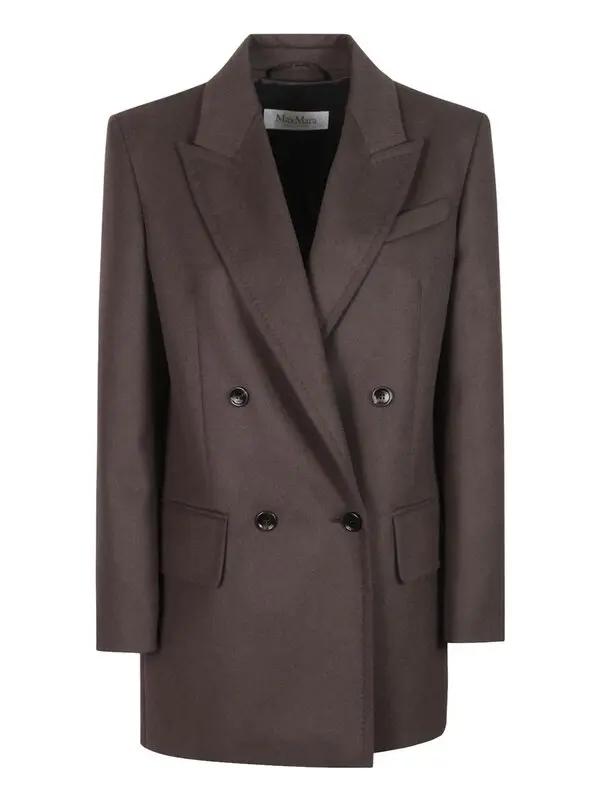 Max Mara Olimpia Double-breasted Blazer - Black
