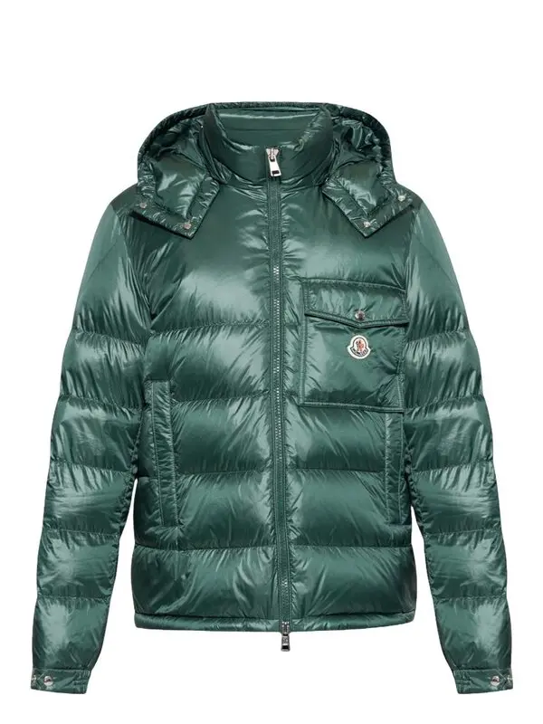 Moncler Wollaston Zip-up Padded Jacket - Green