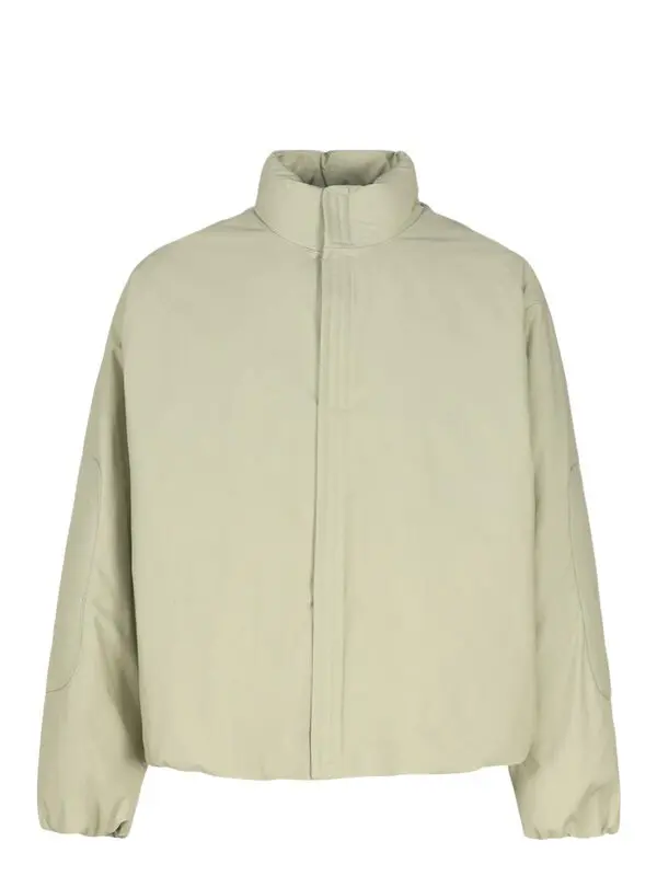 JIL SANDER Long-sleeved Down Jacket With Standing Collar - Nude