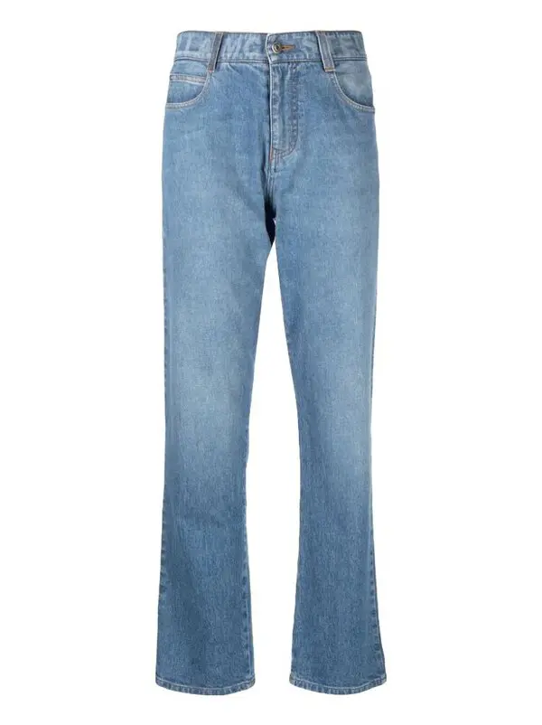 Stella McCartney High-waist Slim-cut Jeans - Blue