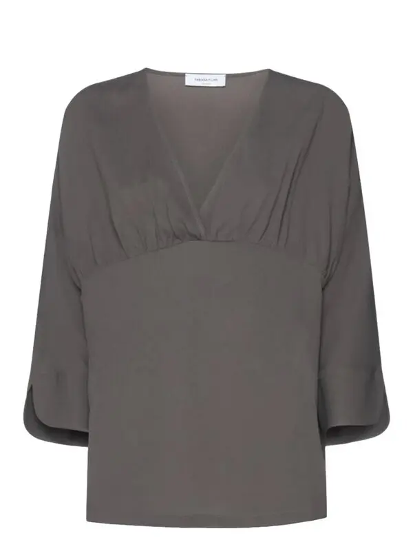 Fabiana Filippi Pleated Blouse - Black