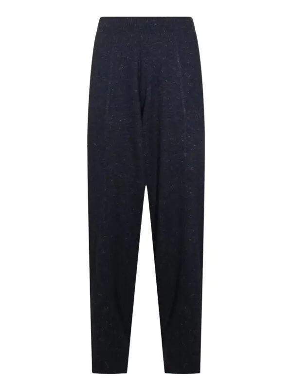 Fabiana Filippi Ribbed Knitted Trousers - Dark Blue