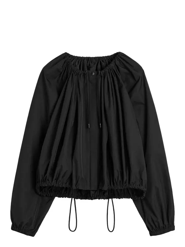 TOTEME Gathered Parachute Jacket - Black