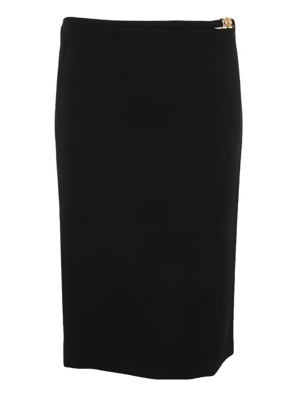 Versace Medusa 95 High Waist Midi Skirt - Black