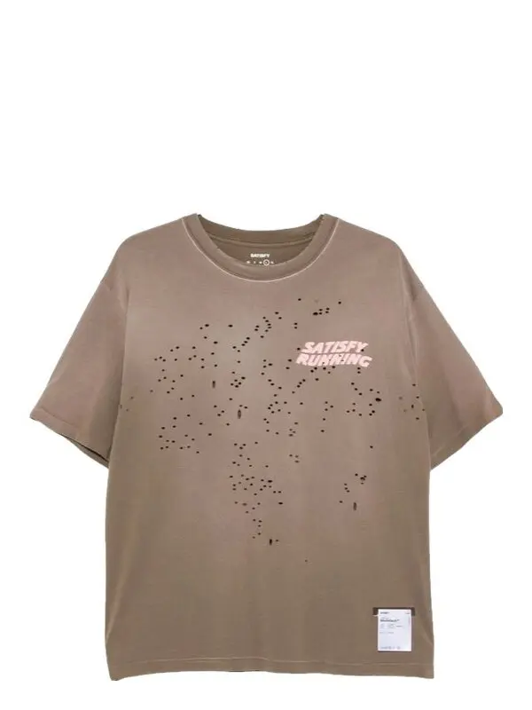 Satisfy Short-sleeved T-shirt - Taupe Brown