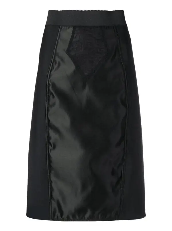 Dolce & Gabbana Dolce Gabbana Corset-style Skirt - Black