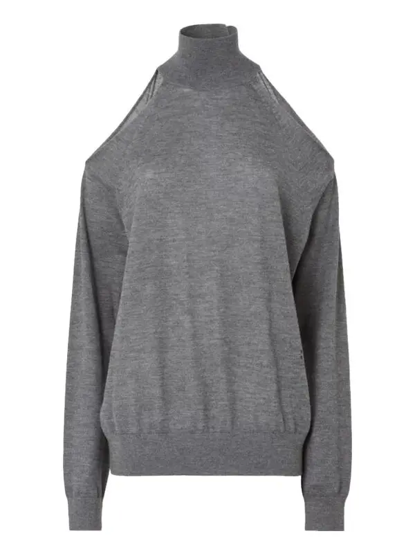 Fendi Mélange Cashmere Jumper - Grey
