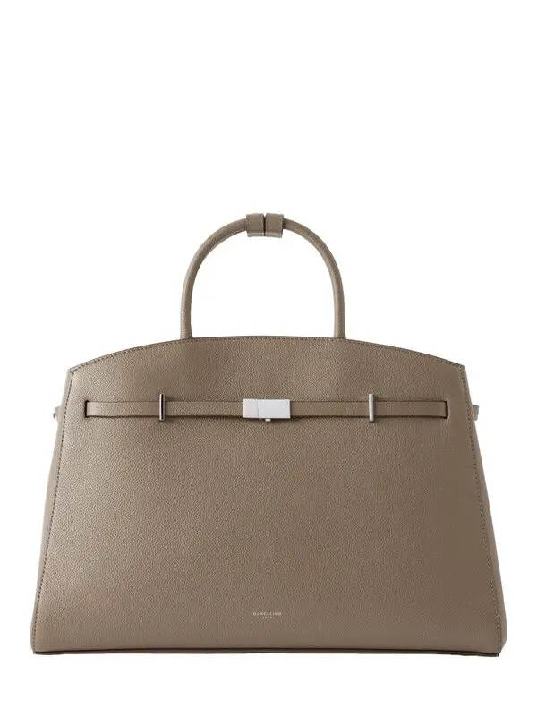 DEMELLIER The Hudson Leather Tote - Brown