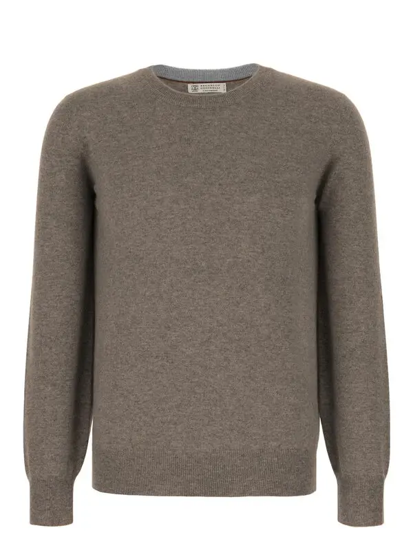 Brunello Cucinelli Crewneck Knitted Jumper - Green