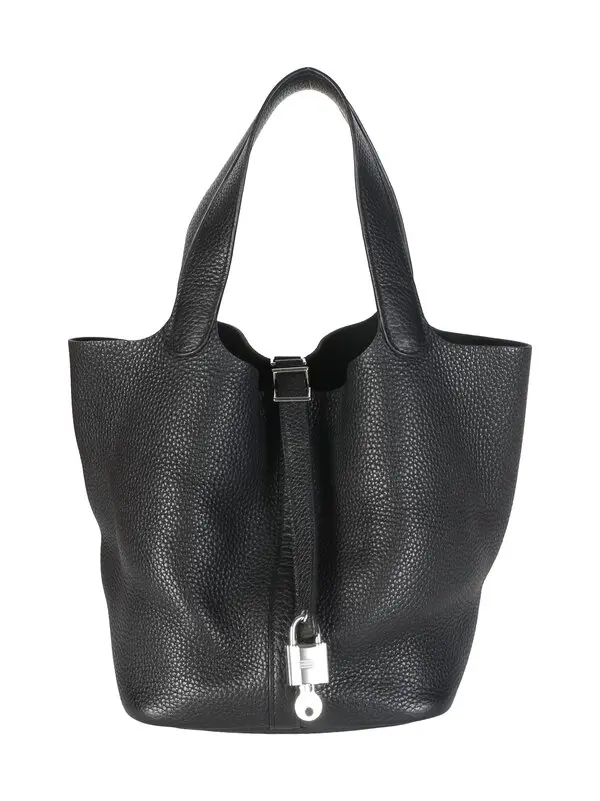 Hermès Clemence Picotin Lock 22 Phw - Black