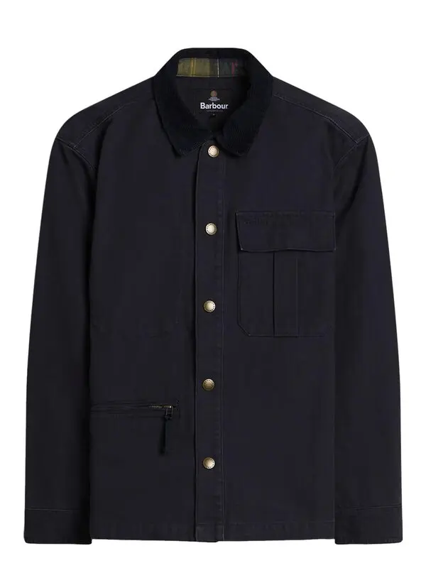 Barbour Heritage + Ursula Os Canvas Overshirt - Dark Navy
