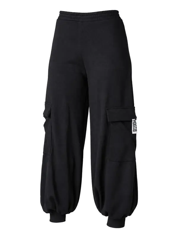 YOGI8APPAREL Baggy Cargo Pants - Black