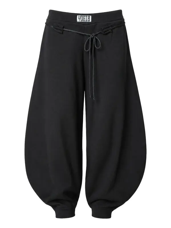 YOGI8APPAREL Soft Rebellion Balloon Joggers - Black