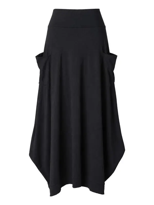 YOGI8APPAREL Maxi Skirt - Black