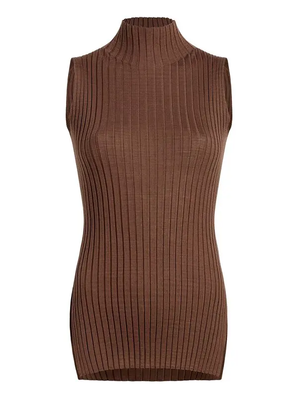 Khaite Karla Top - Chestnut