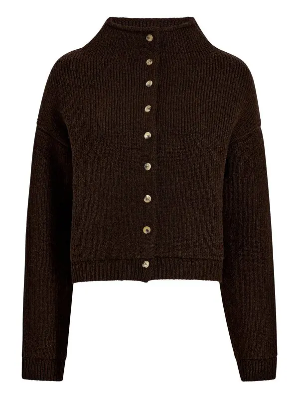 Khaite Marjorie Cashmere Cardigan - Bronze