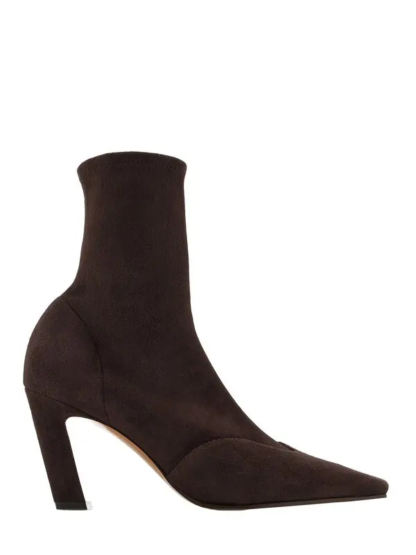 Khaite Nevada Suede Ankle Boots - Brown