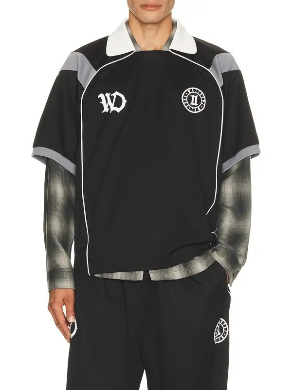 We11Done Piping Track Jersey - Black