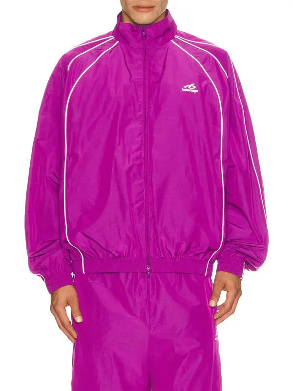 Balenciaga Tracksuit Jacket In Purple - Violet