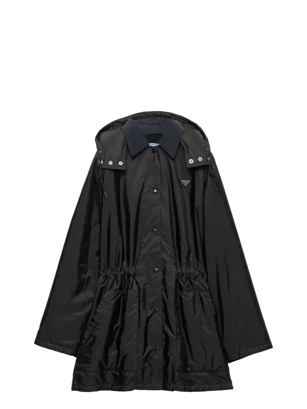 Prada Light-weight Re-nylon Waterproof Parka - Black