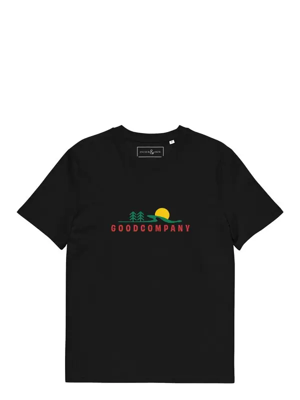 ANCHOR & CREW Good Company Supply Organic Cotton T-shirt - Black