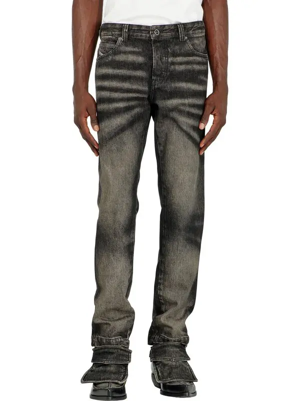 DIESEL® Slim Jeans Regular Waist D-ghetvyl, /dark Grey, Button Fly - Black