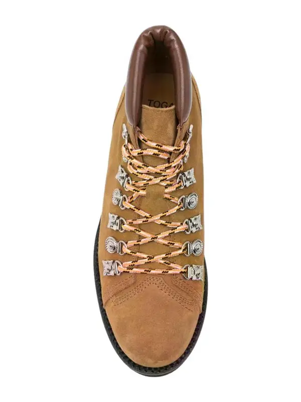 TOGA VIRILIS Suede Hiking Boots - Green