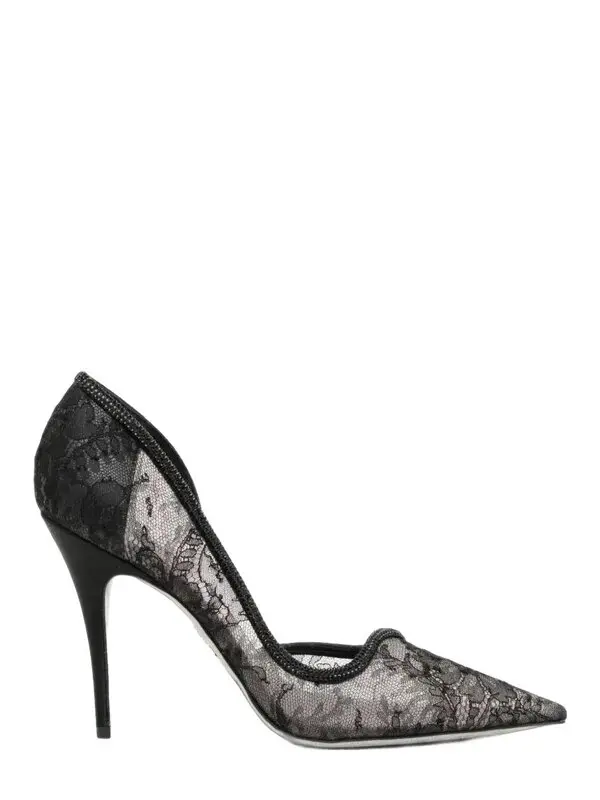 Rene Caovilla 100mm Onda Pumps - Black