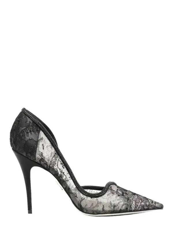 Rene Caovilla 100mm Onda Pumps - Black