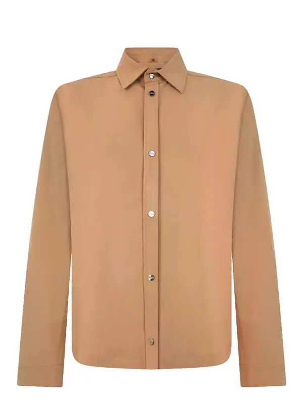 Herno Button-up Classic-collar Shirt - Neutrals