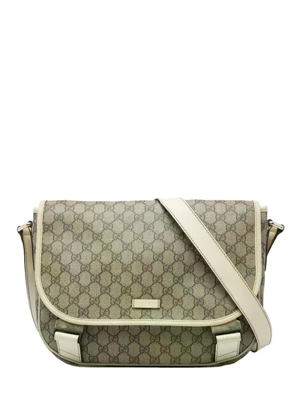 Gucci 2016-2026 Gg Supreme Crossbody Bag - Neutrals