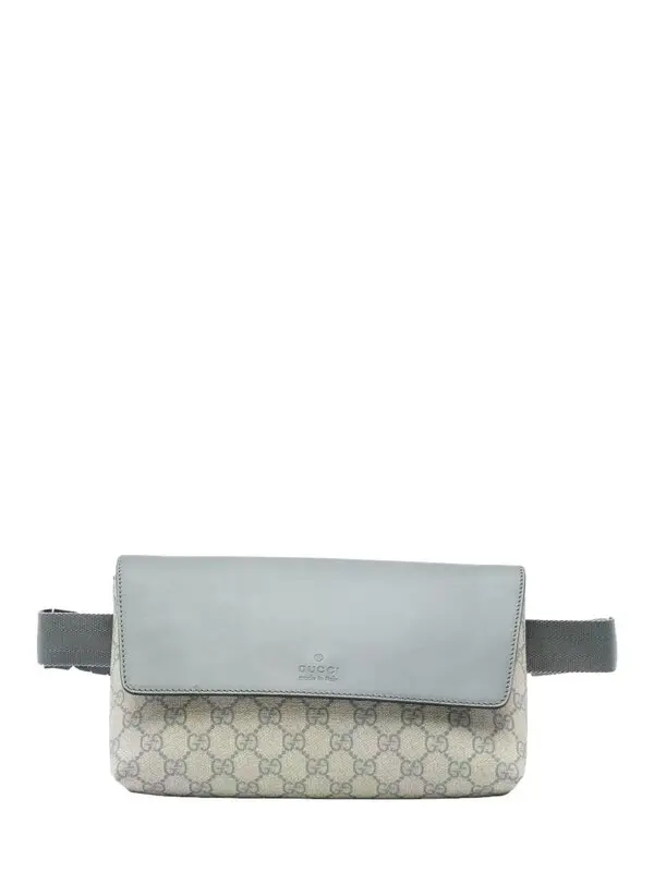 Gucci 2016-2026 Gg Supreme Flap Belt Bag - Neutrals