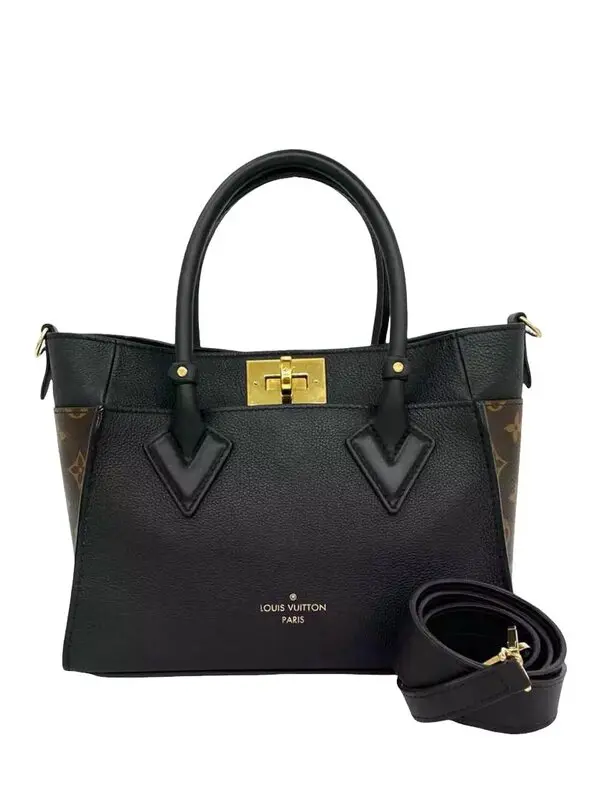 LOUIS VUITTON 2021-2026 Monogram On My Side Pm Satchel - Black