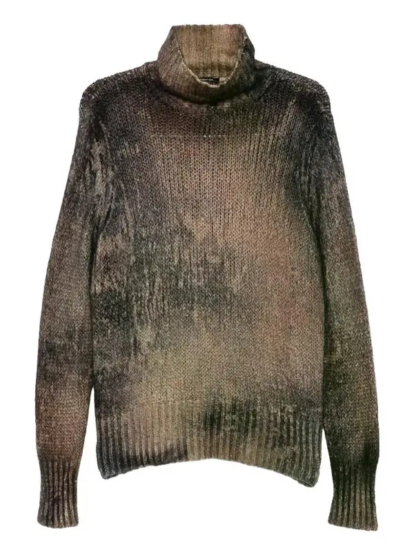 Avant Toi Roll-neck Sweater - Brown