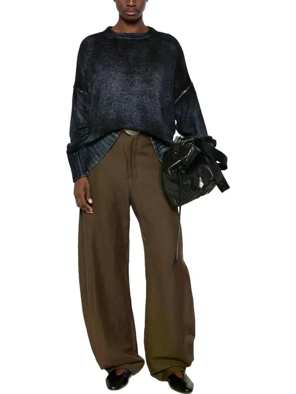 Avant Toi Faded-effect Sweater - Blue