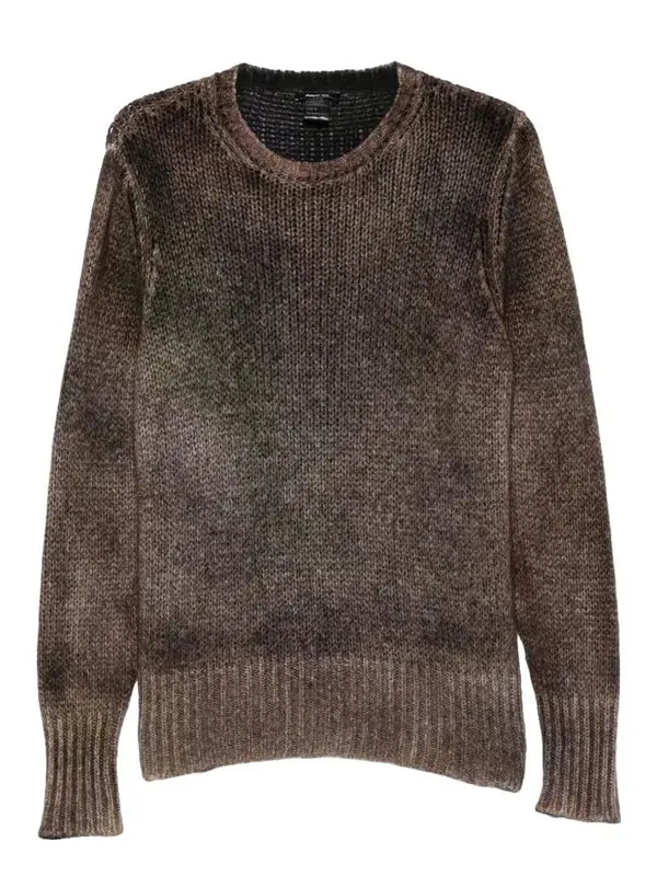 Avant Toi Ribbed-knit Sweater - Brown