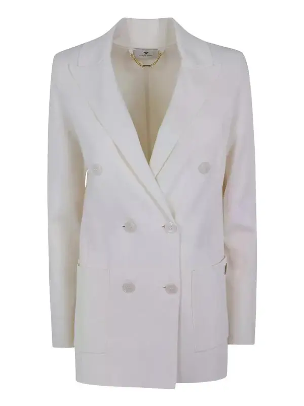 Elisabetta Franchi Double-breasted Blazer - Neutrals