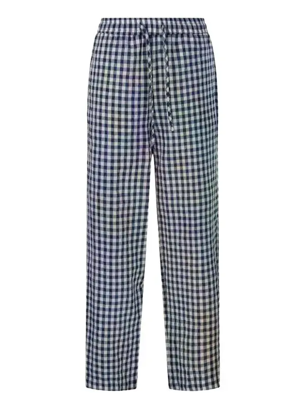 DUNST Straight Trousers - Blue