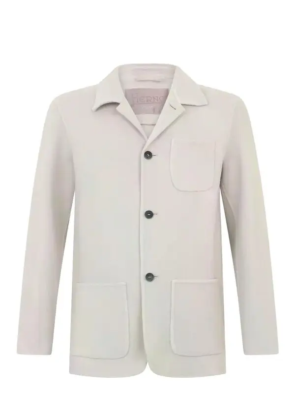 Herno Button-fastening Jacket - Neutrals