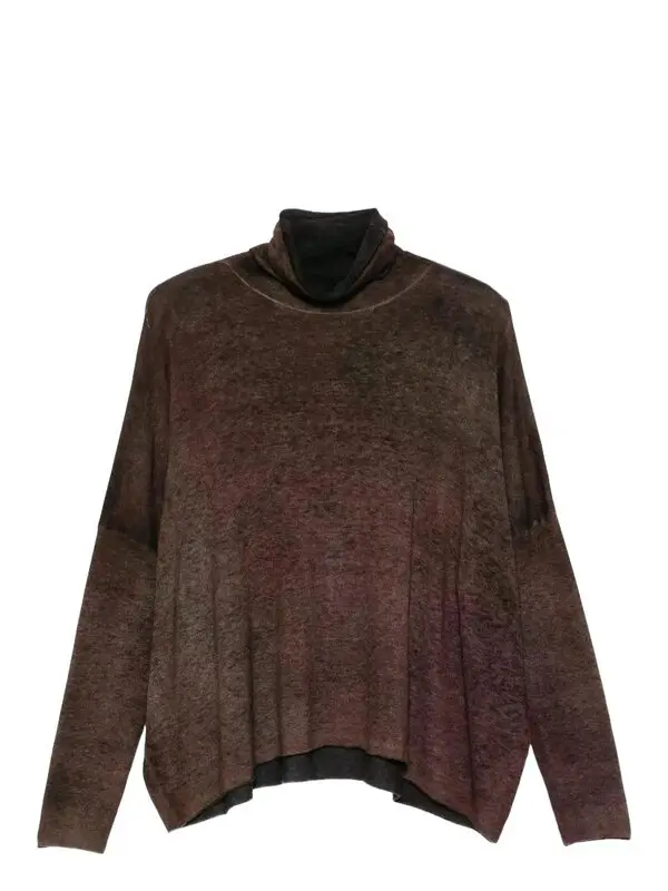 Avant Toi Roll-neck Sweater - Brown