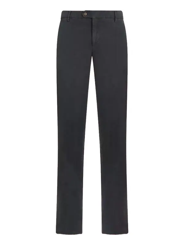 Fedeli Straight-leg Trousers - Grey